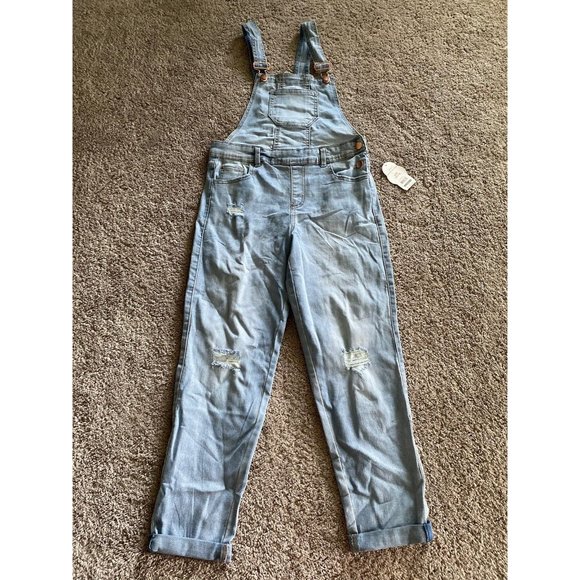 wonder nation | Bottoms | Wonder Nation Girls 12 Denim Bibs Overalls ...